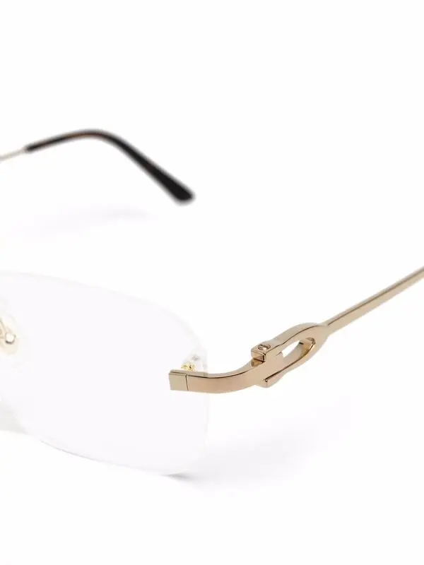 CARTIER Rectangle-frame Eyeglasses