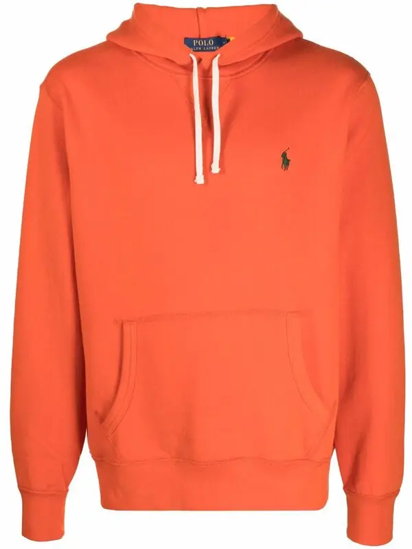 Polo Ralph Lauren Embroidered Hoodie - Orange
