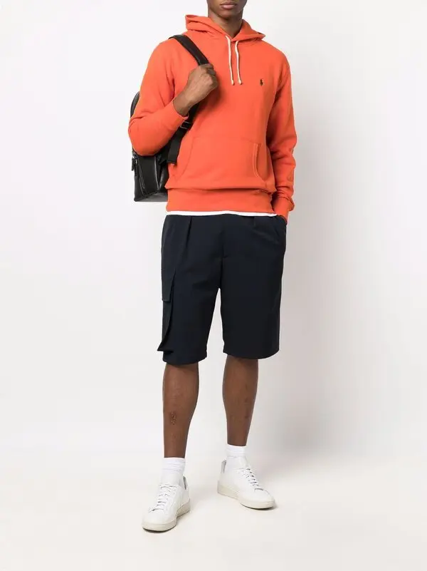 Polo Ralph Lauren Embroidered Hoodie - Orange