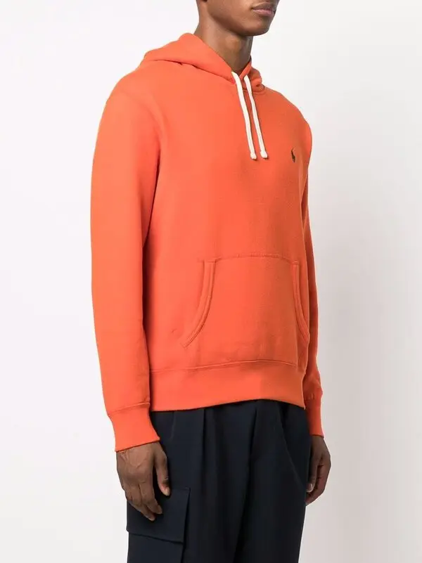 Polo Ralph Lauren Embroidered Hoodie - Orange