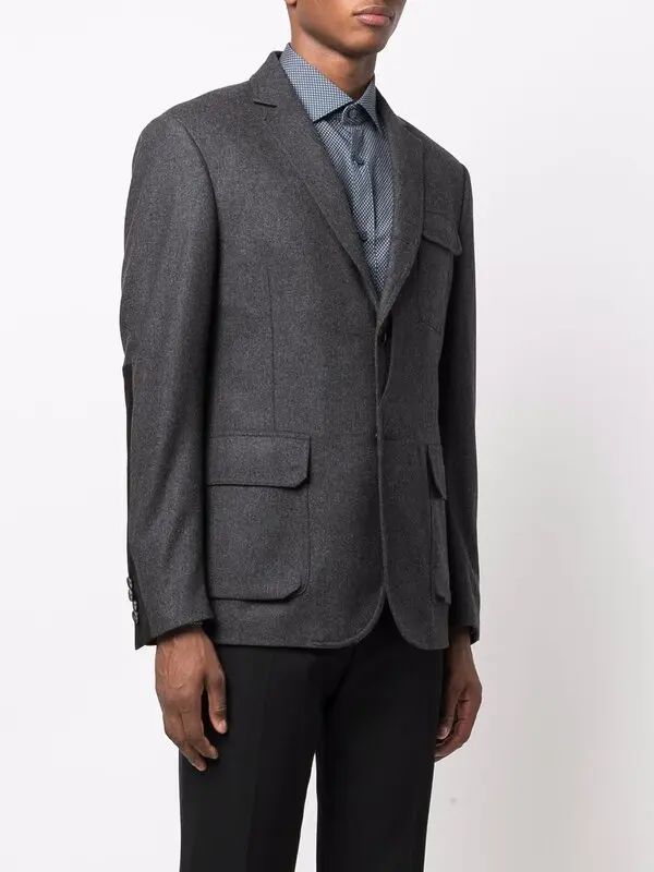 BILLIONAIRE Embroidered-logo Tailored Blazer
