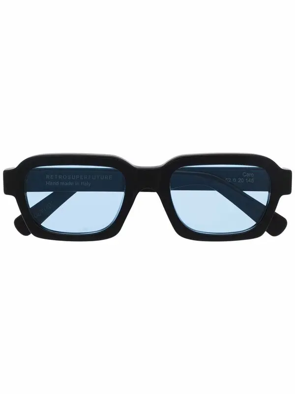 RETROSUPERFUTURE Caro Rectangular Sunglasses - Black