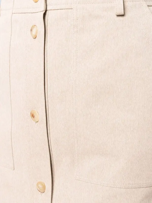 Moschino Button-up Midi Skirt