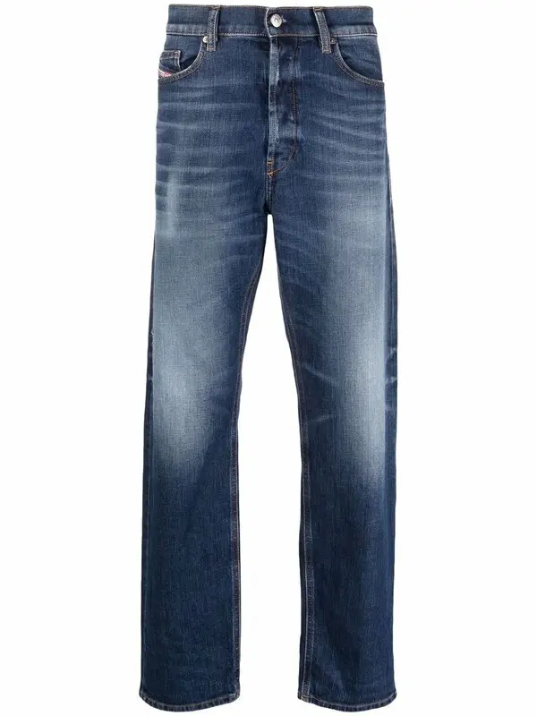 DIESEL® D-macs Straight-leg Jeans - Blue