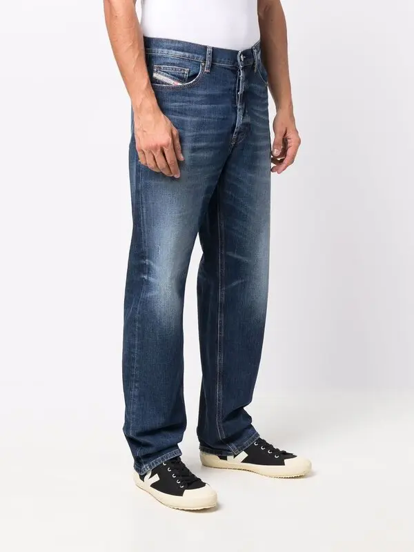 DIESEL® D-macs Straight-leg Jeans - Blue