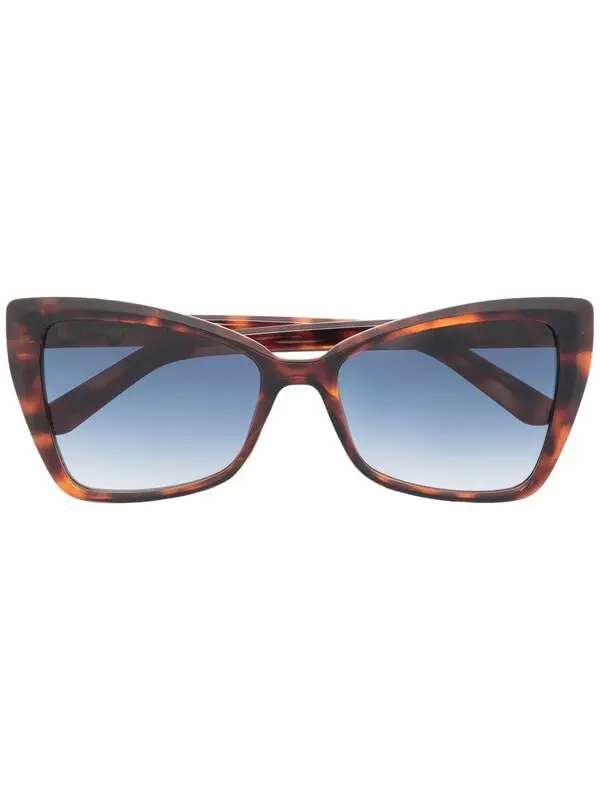 Karl Lagerfeld Tortoiseshell Cat Eye Sunglasses - Brown