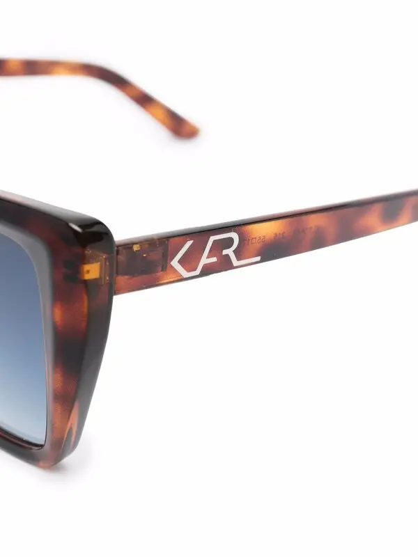 Karl Lagerfeld Tortoiseshell Cat Eye Sunglasses