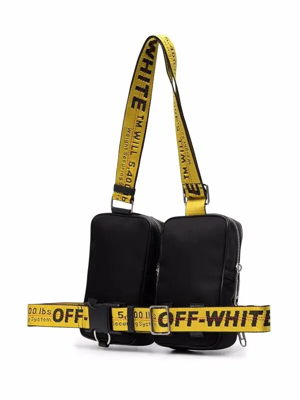 Off-White Double Pouch Shoulder Bag