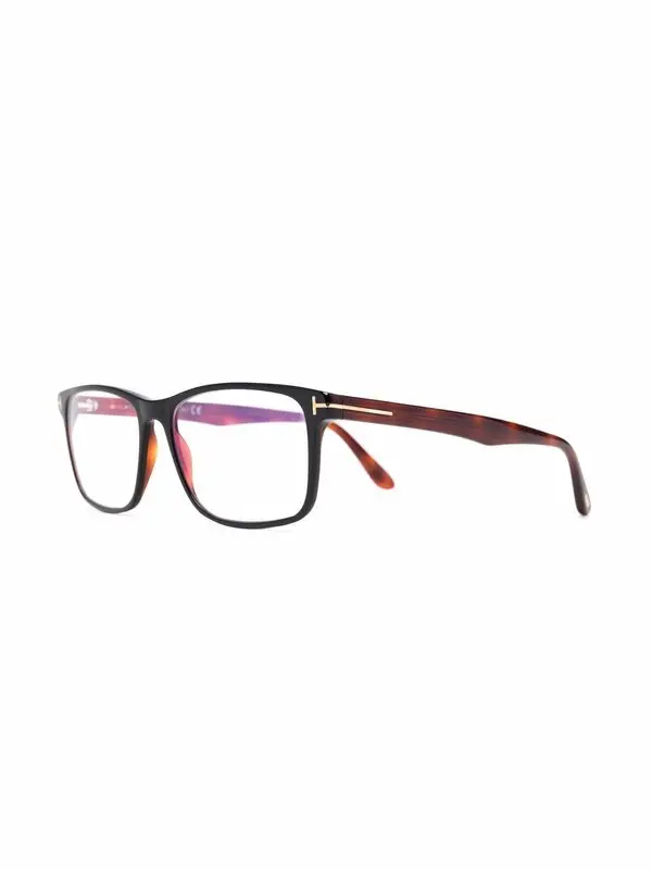 TOM FORD Tortoiseshell-effect Square-frame Glasses