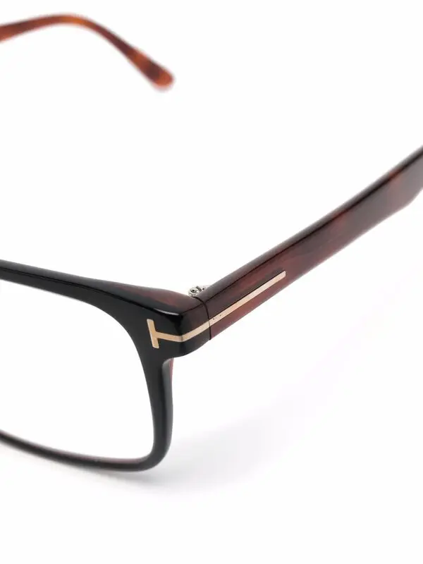 TOM FORD Tortoiseshell-effect Square-frame Glasses