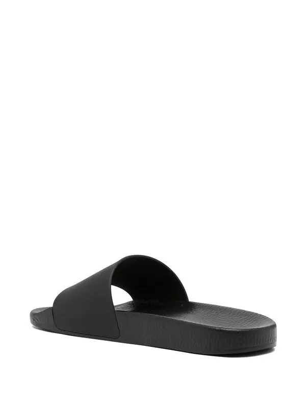 Polo Ralph Lauren Logo-print Slip-on Sandals - Black