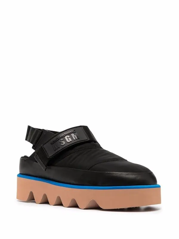 MSGM Padded Platform Mules