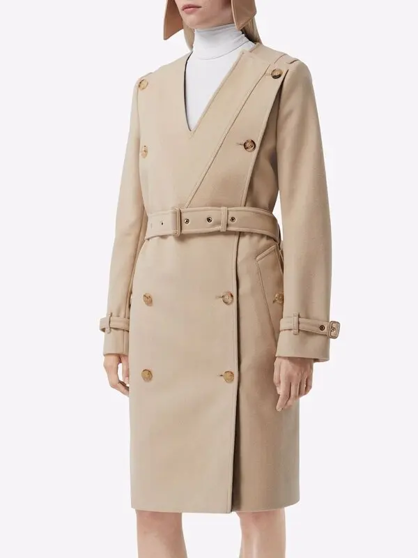 Burberry Double-breasted Trench Coat - Neutrals