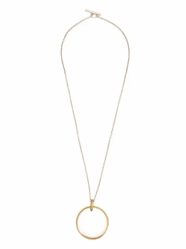 PARTS OF FOUR Sphere Slice Charm Necklace
