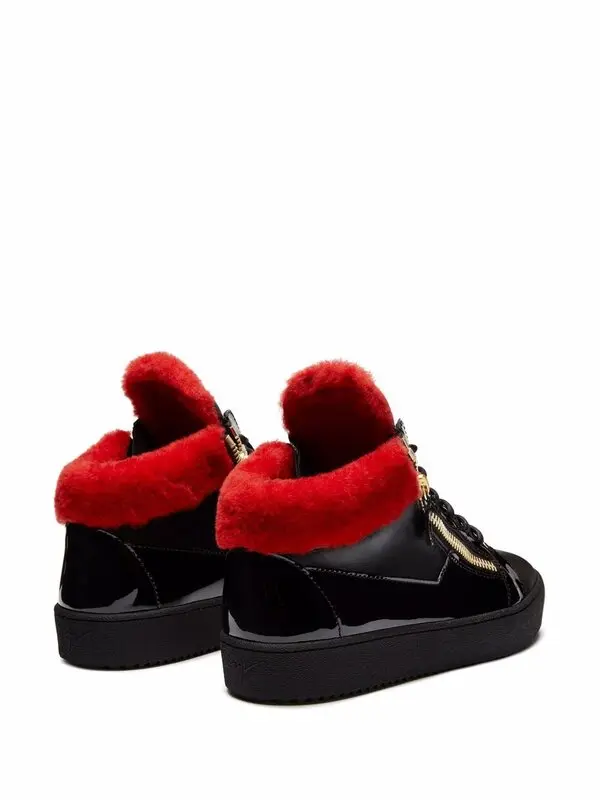 GIUSEPPE ZANOTTI Kriss Winter Mid-top Sneakers - Black