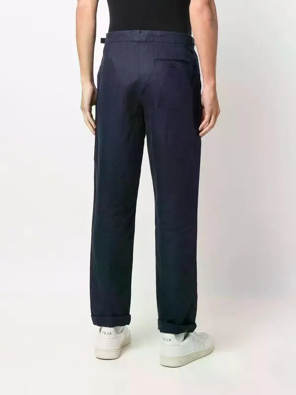 Orlebar Brown Griffon Linen Trousers - Blue