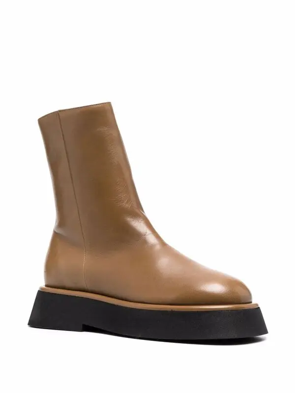 WANDLER Zip-up Leather Boots