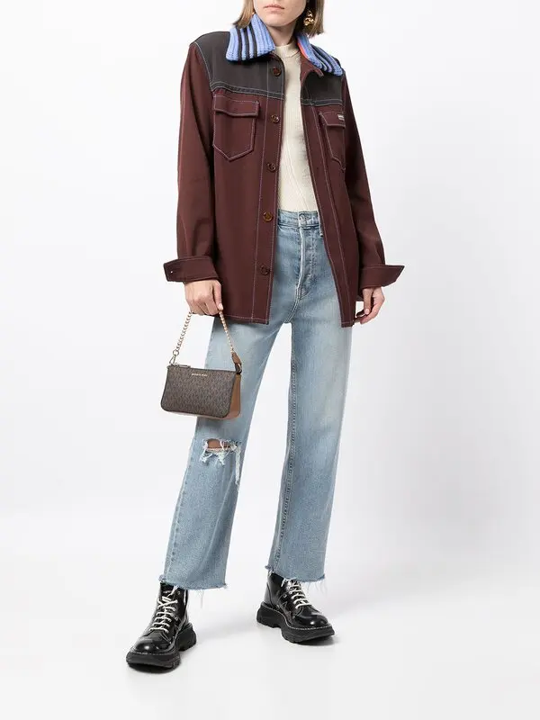 Michael Kors Jet Set Shoulder Bag - Brown