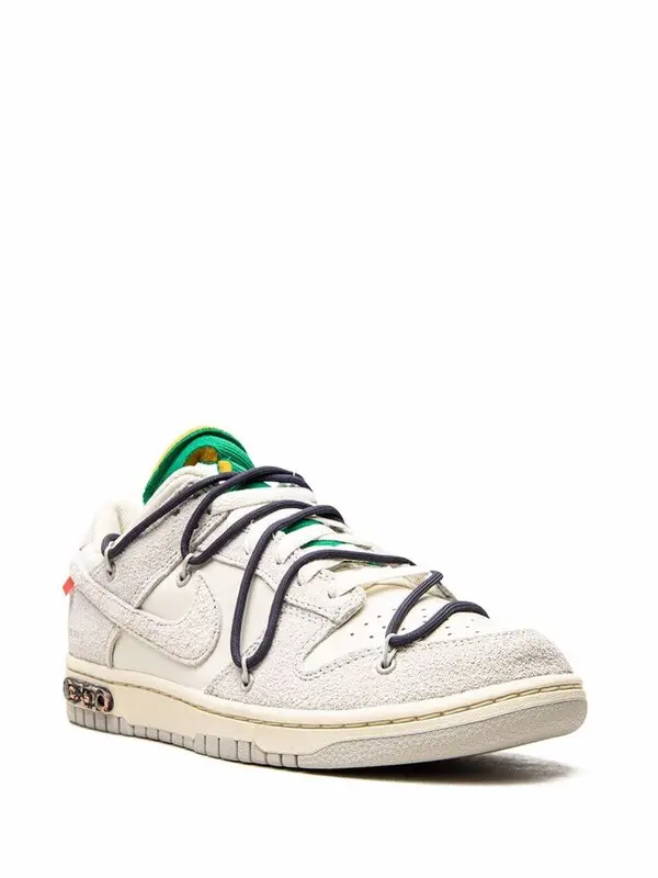 Nike X Off White Dunk Low Lot 20 Sneakers - Neutrals
