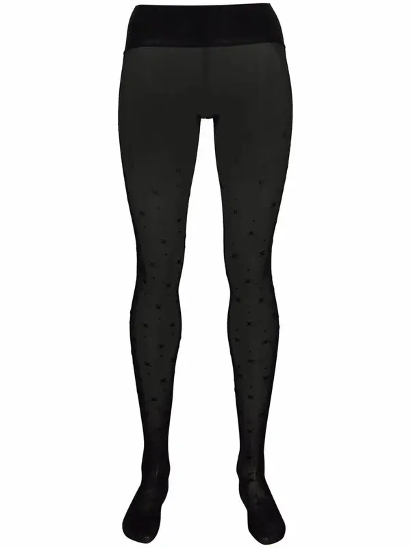 Elisabetta Franchi Monogrammed Tights