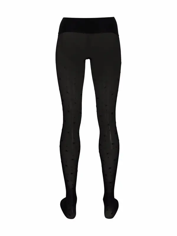 Elisabetta Franchi Monogrammed Tights