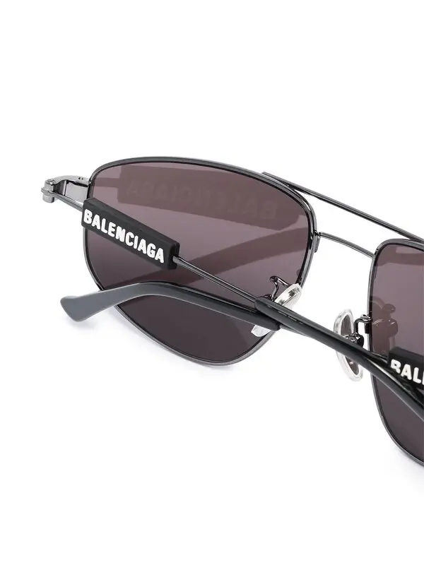 Balenciaga Double-bridge Pilot-frame Sunglasses