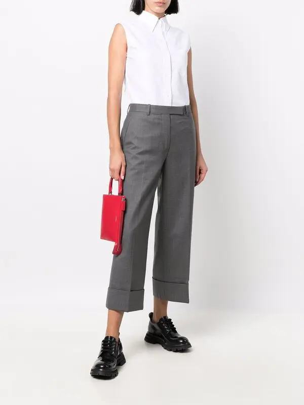 Thom Browne Sleeveless Oxford Shirt
