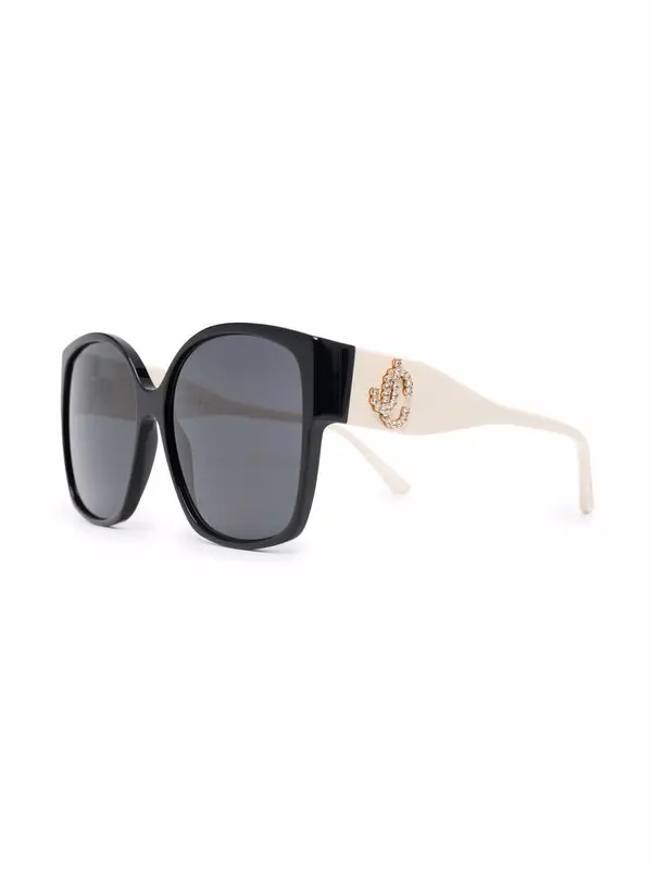 JIMMY CHOO Oversize-frame Sunglasses