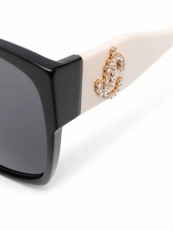 JIMMY CHOO Oversize-frame Sunglasses