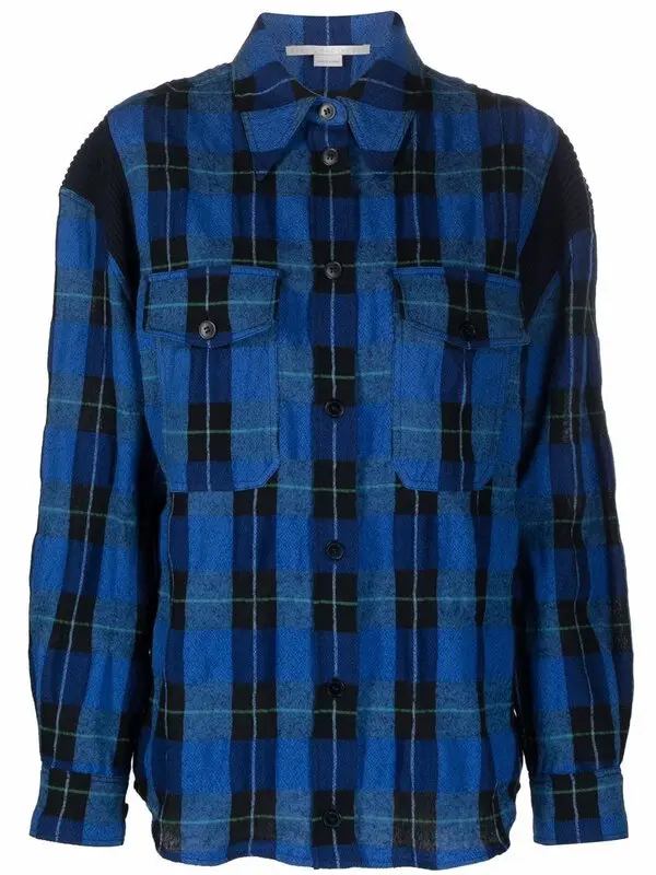 Stella McCartney Check-print Shirt - Blue