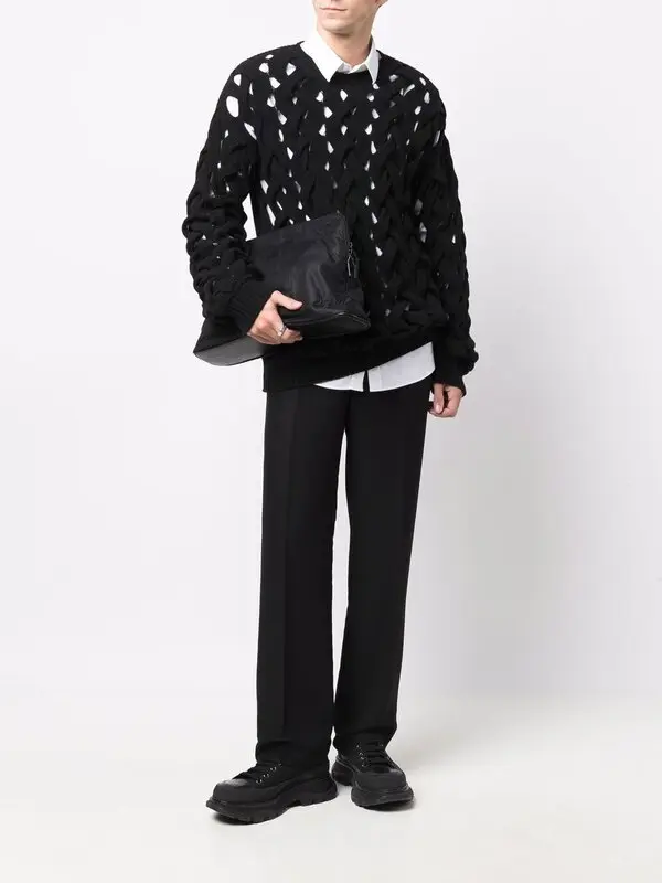 Valentino Garavani Woven Knitted Jumper