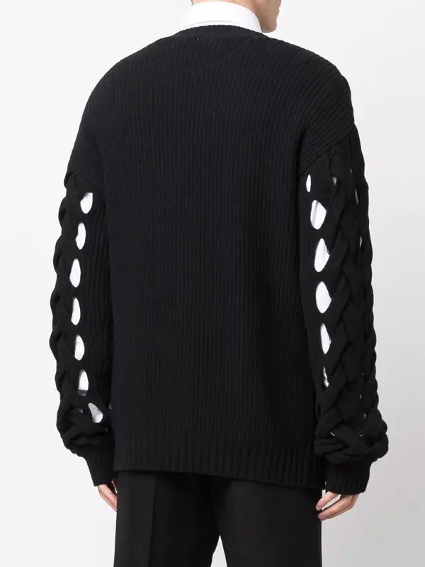 Valentino Garavani Woven Knitted Jumper