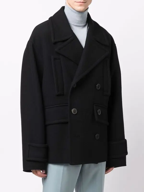 Valentino Garavani Double-breasted Virgin Wool-blend Coat