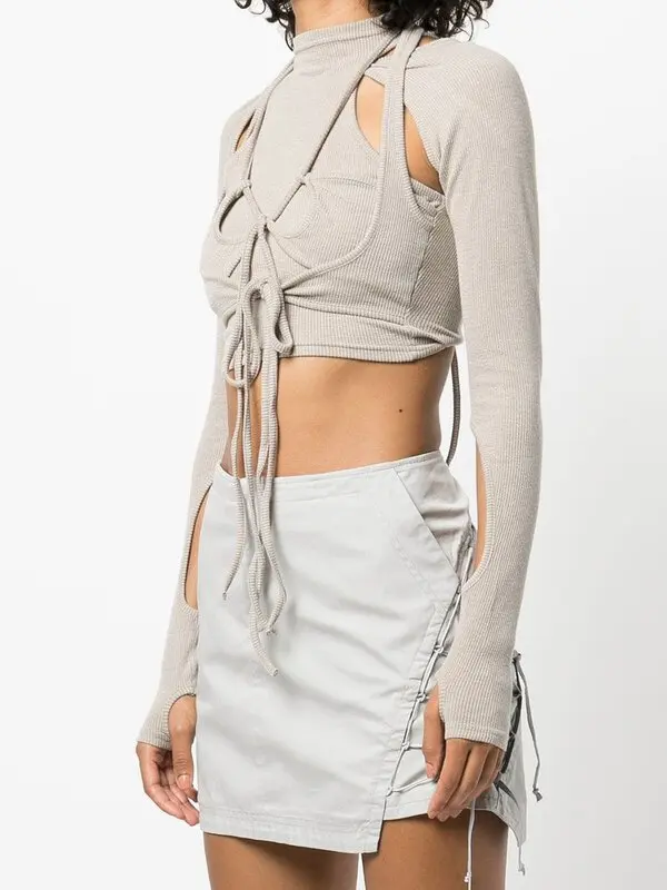 HYEIN SEO Crossover-strap Cut-out Top