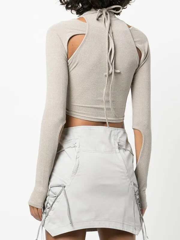 HYEIN SEO Crossover-strap Cut-out Top