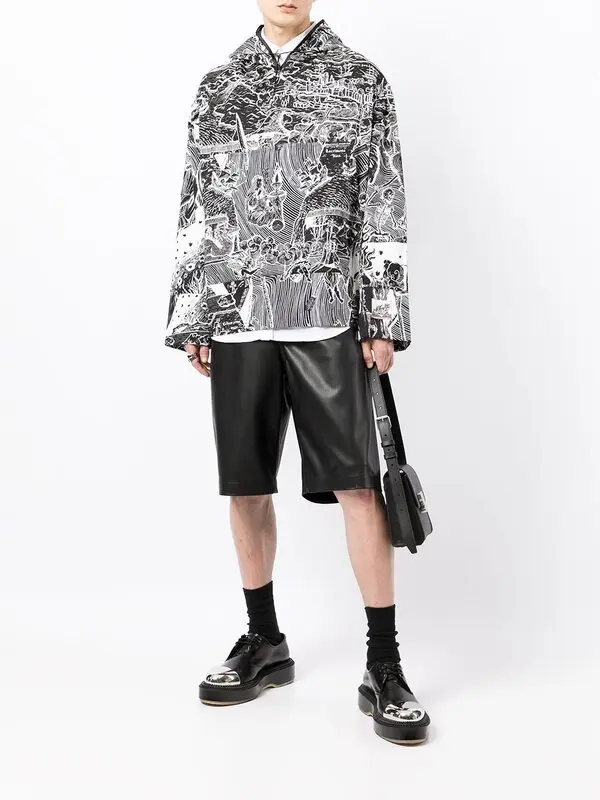 BORAMY VIGUIER Drawing Print Hoodie