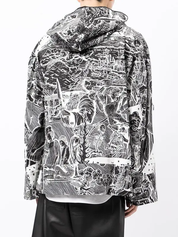 BORAMY VIGUIER Drawing Print Hoodie