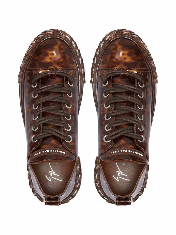 GIUSEPPE ZANOTTI Blabber Low Top Sneakers - Brown
