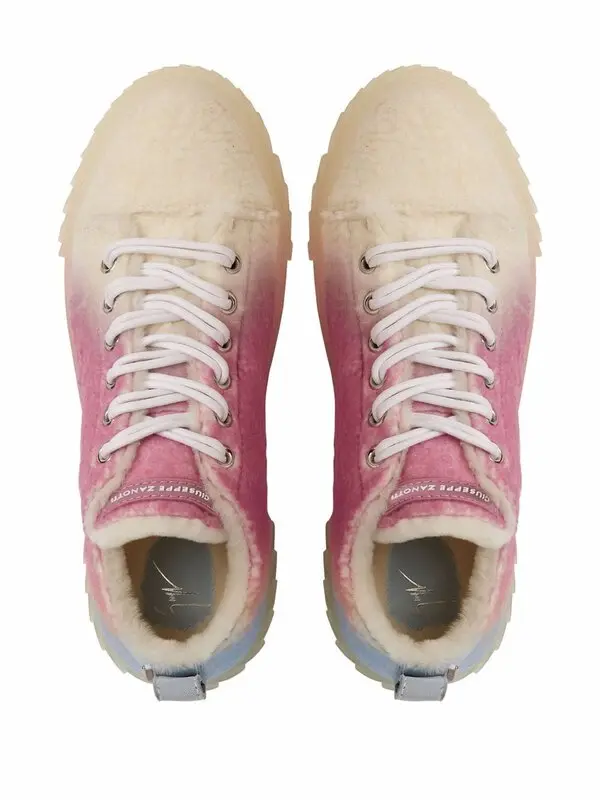 GIUSEPPE ZANOTTI Blabber Lace-up Sneakers - Pink