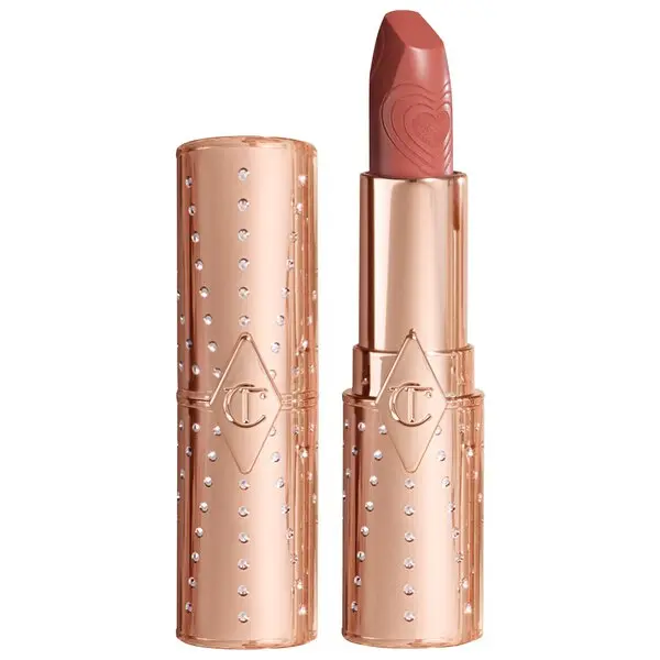 Charlotte Tilbury K. I.s. S.i. N.g Satin Shine Lipstick - Nude Romance