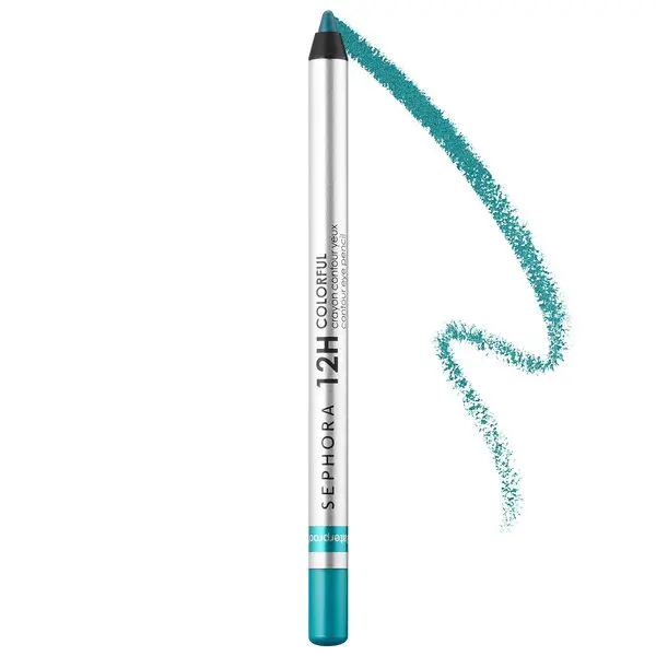 SEPHORA COLLECTION 12 Hour Colorful Contour Pencil Eyeliner - 50 Peacock Blue