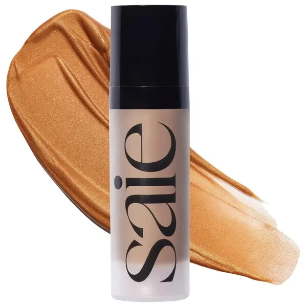 SAIE Mini Glowy Super Gel Lightweight Dewy Multipurpose Illuminator - Sunglow