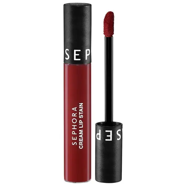 SEPHORA COLLECTION Cream Lip Stain 10hr Liquid Lipstick - 130 Naughty Burgundy