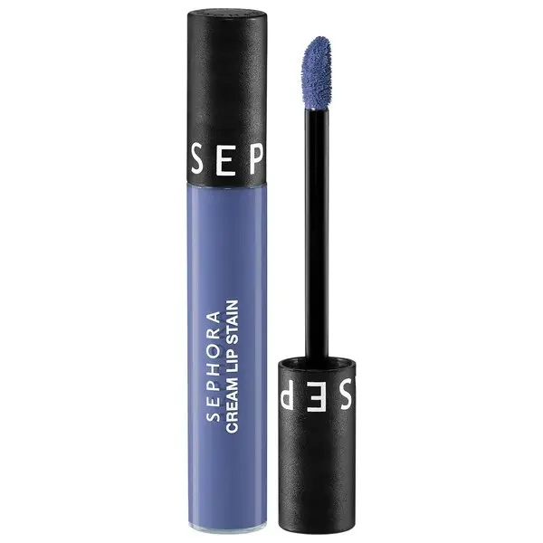 SEPHORA COLLECTION Cream Lip Stain 10hr Liquid Lipstick - 143 Very Blue