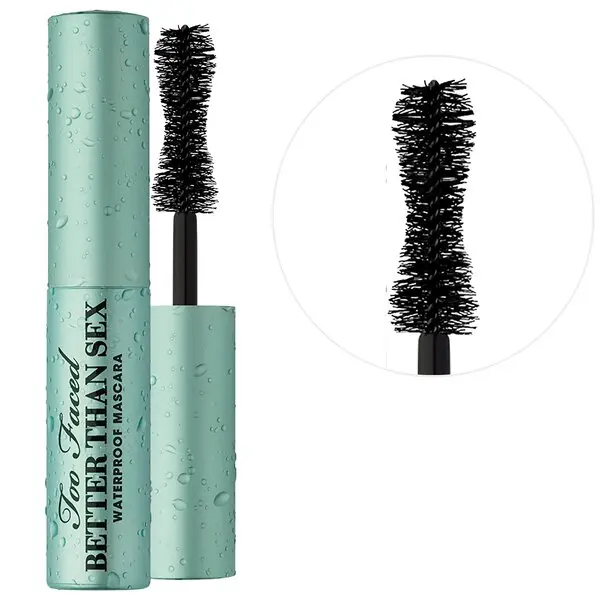 TOO FACED Mini Better Than Sex Waterproof Mascara Mini 0.17 Oz/ 5 Ml - Black