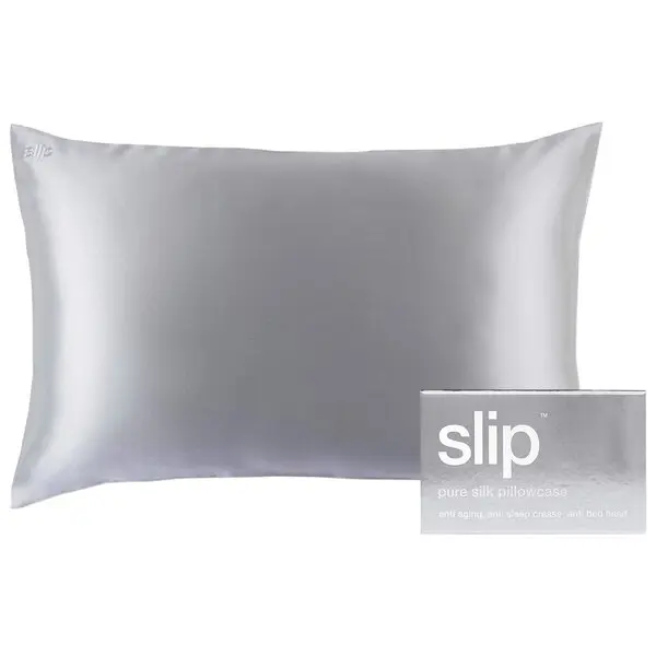 Slip Silk Pillowcase Standard/queen - Silver