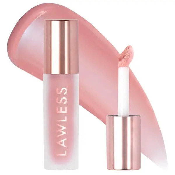 LAWLESS Forget The Filler Lip Plumper Line Smoothing Gloss - Blushed Sand
