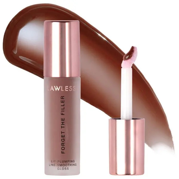 LAWLESS Forget The Filler Lip Plumper Line Smoothing Gloss - Maple Sugar