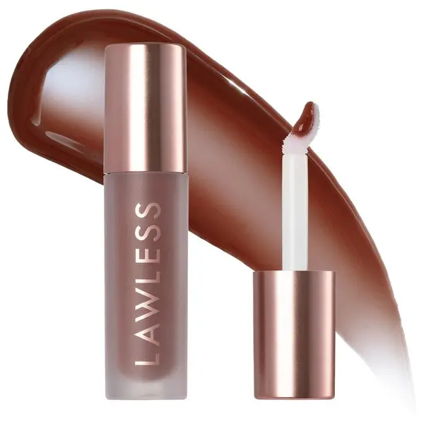 LAWLESS Forget The Filler Lip Plumper Line Smoothing Gloss - Maple Sugar