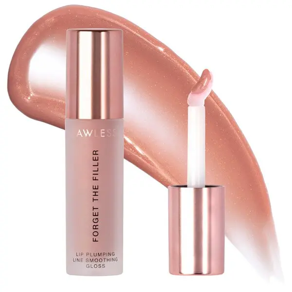 LAWLESS Forget The Filler Lip Plumper Line Smoothing Gloss - Nudie